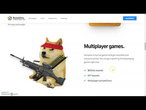 Ronaldinu ($ROINU) The Football NFTs Token, Real-Time Sport Betting And Fun Mobile Games. 🚀🚀🚀