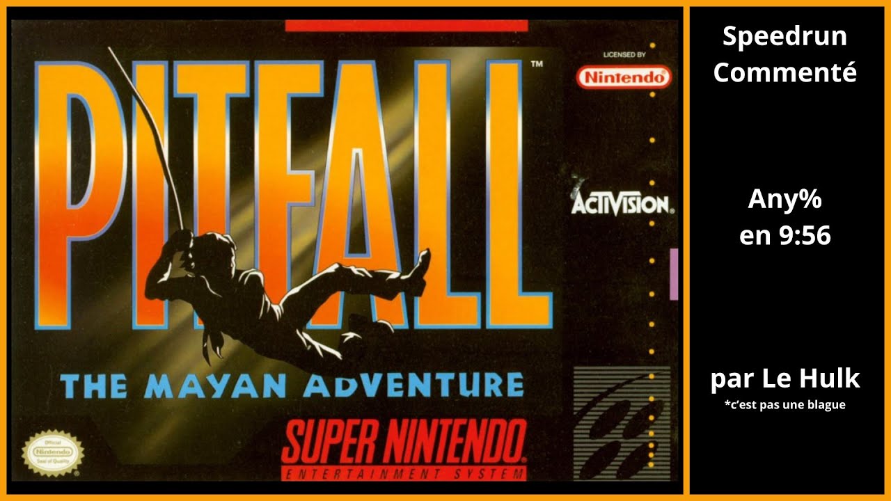 SPEEDRUN COMMENTE - PITFALL The Mayan Adventure - Any% en 9:56 - YouTube