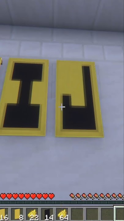 How to Make Letter "J" Banner Pattern in Minecraft | Quick Tutorial # ...