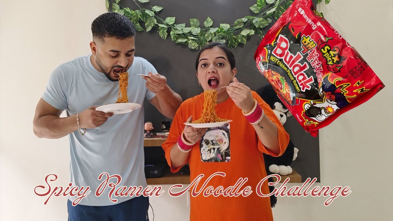 EATING The world's Spiciest Ramen Noodles - Challenge - YouTube