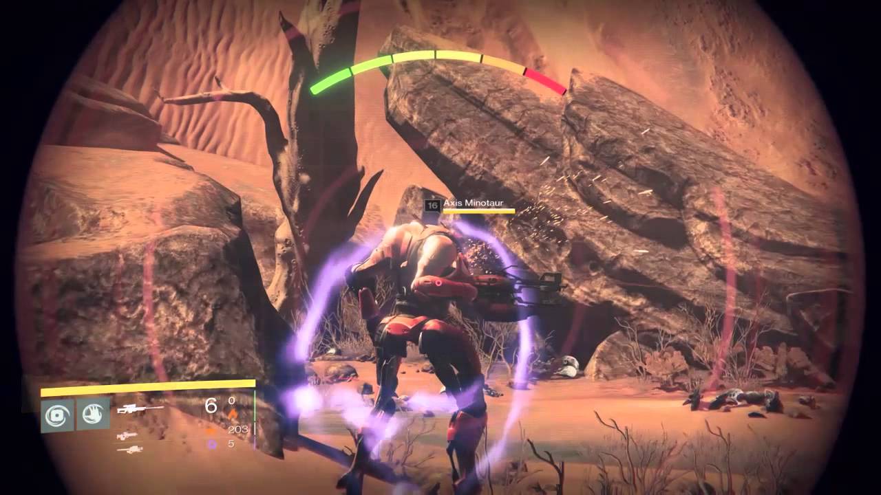 Destiny - Public Event - Eliminate the Target (Axis Minotaur) - Mars ...