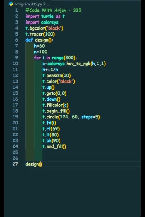 Python Turtle Graphic Design😜😜🥰🥰 Python Coding Status 😍😜 Shorts Programming Turtle Python