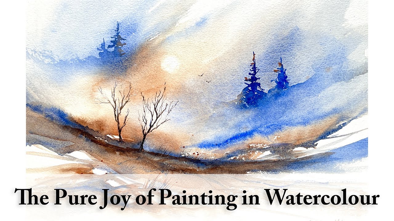 The Pure Joy of Painting in Watercolour | Loose Watercolour Landscape ...