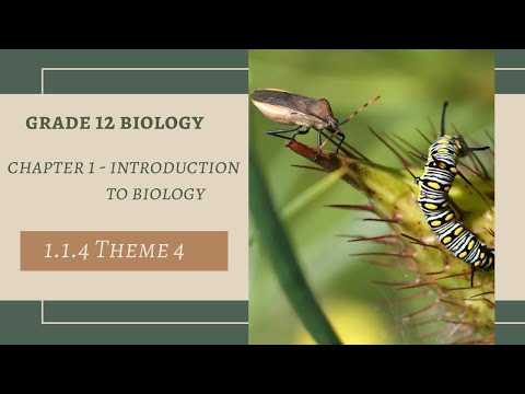 Grade 12 Biology: Chapter 1 - Introduction to Biology (part 3)