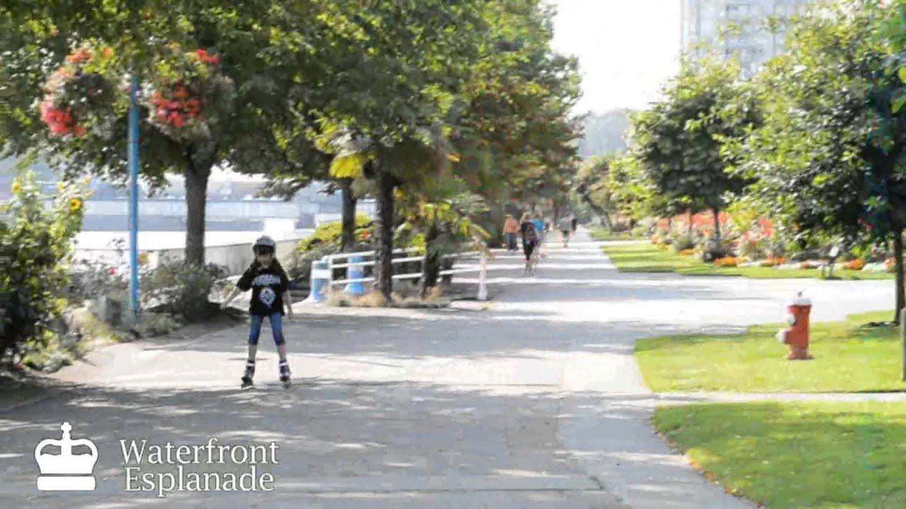 City of New Westminster Waterfront Esplanade Overview - YouTube