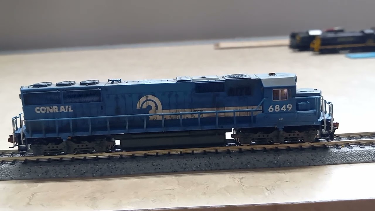 Atlas N Scale Conrail EMD SD60 w/Ditch Lights & ESU Loksound - YouTube