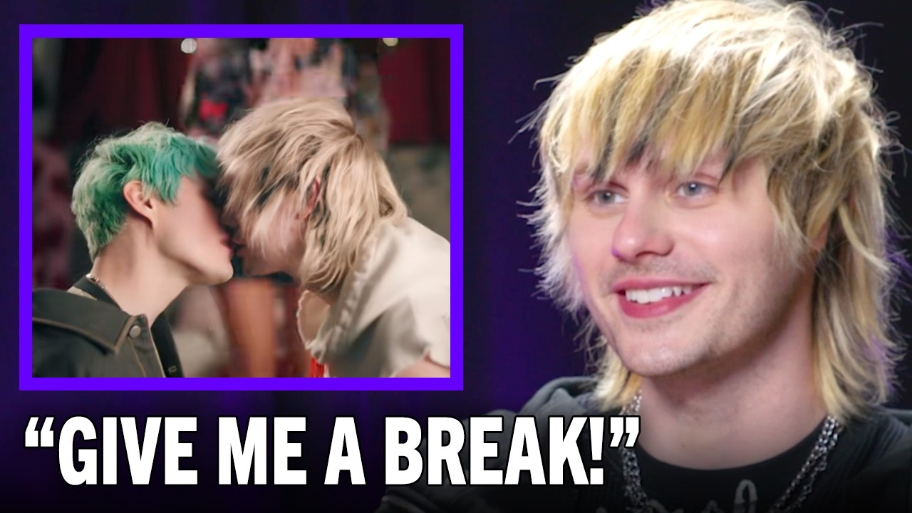 Michael Clifford on Kissing Awsten Knight of Waterparks - YouTube