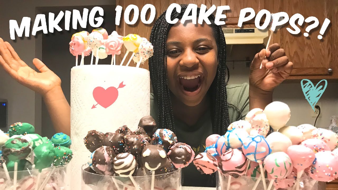 Making 100 Cake Pops For 100 Subscribers?! - YouTube