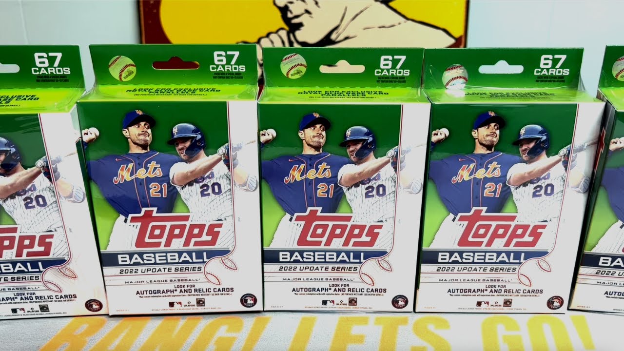 2022 Topps Update Hanger Box (9) Opening - Big Blue & Gold Rookies ...