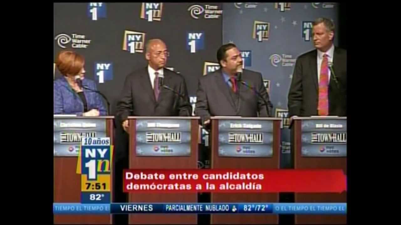 Erick Salgado for Mayor NY1 Noticias Mayoral Forum August 21, 2013 ...