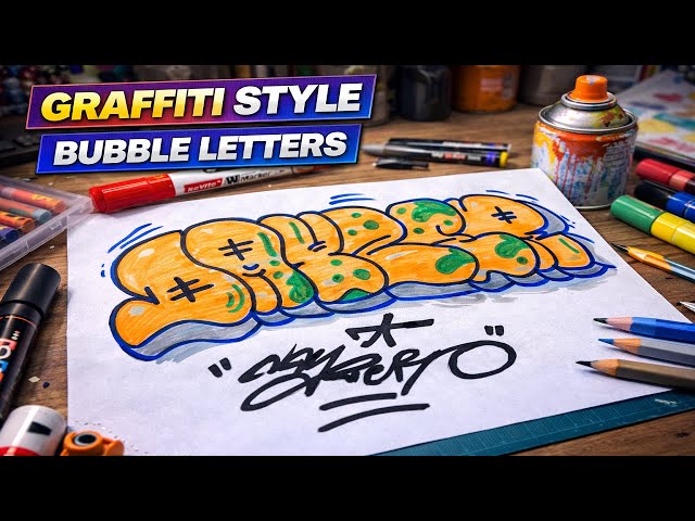 Graffiti Sketch Soul In Bubble Letters By Eastsider Youtube