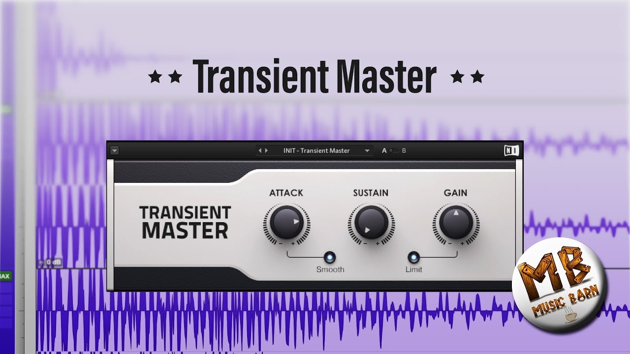 How to control your drum mix with the Transient Master from Native Instruments - YouTube