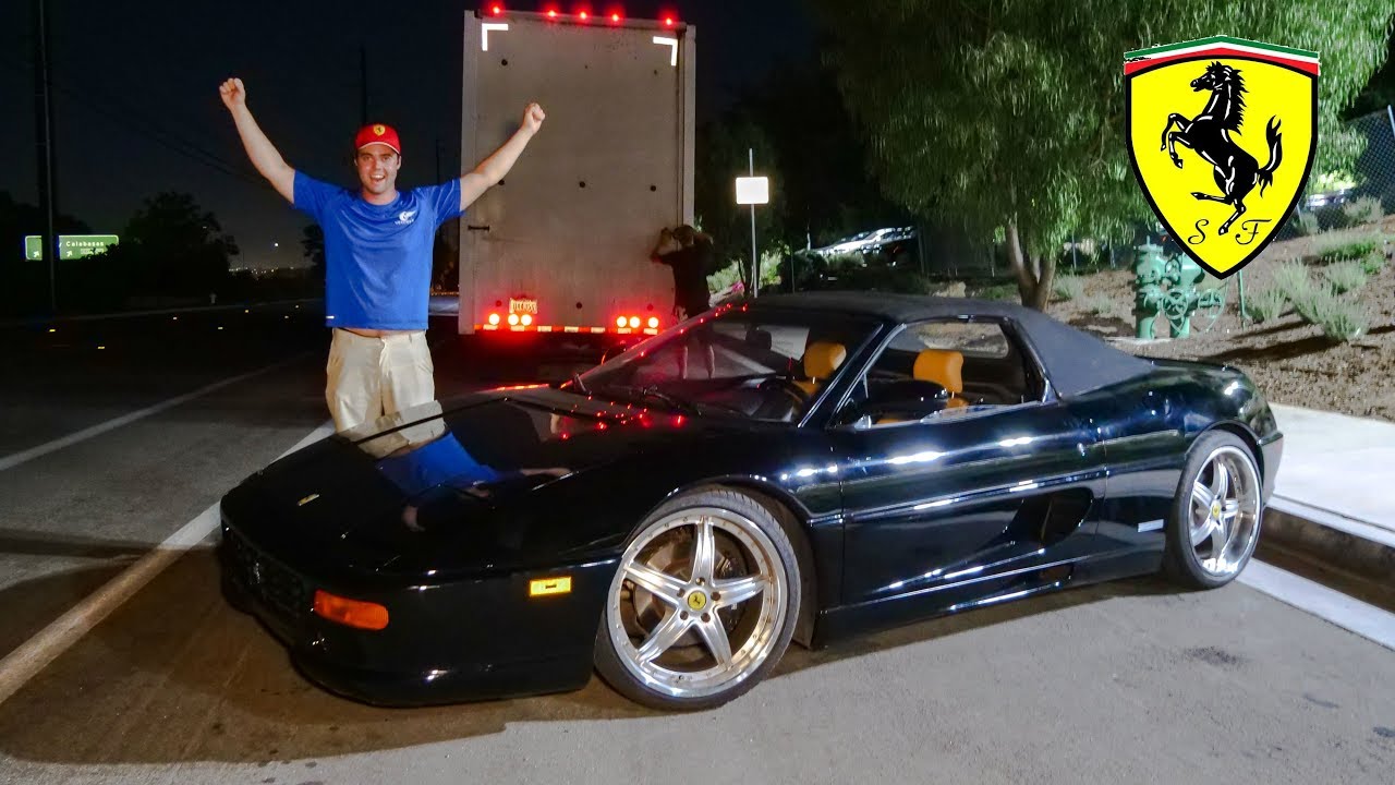 TAKING DELIVERY OF MY NEW FERRARI! - YouTube
