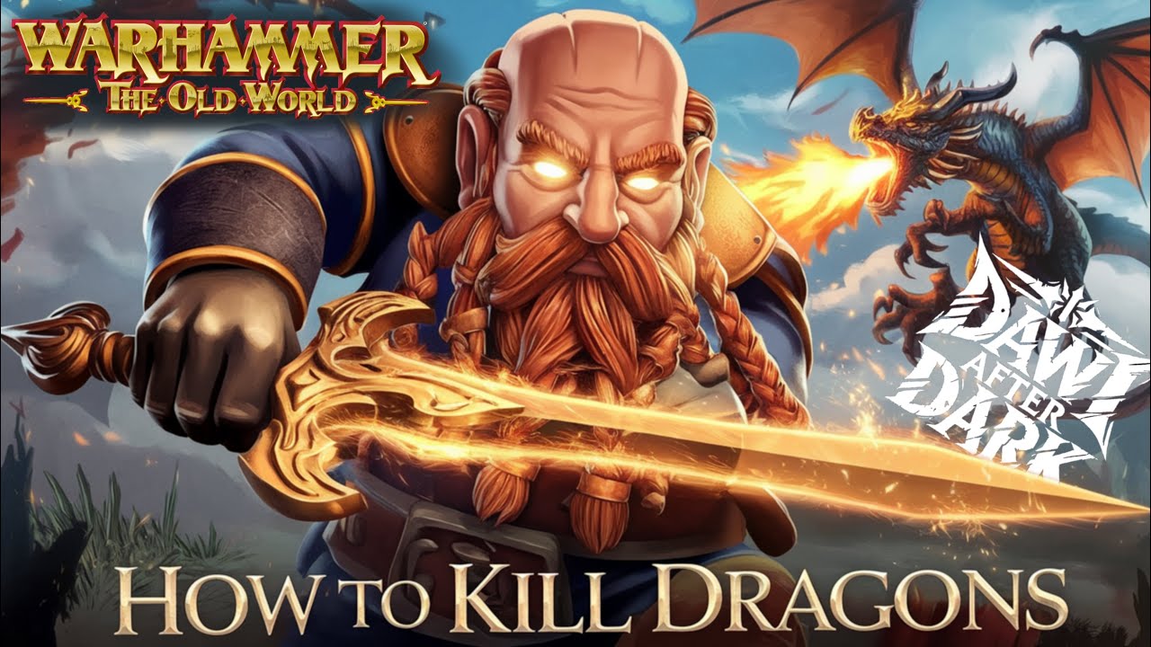 How to kill Dragons in Warhammer: The Old World with Dwarfs! - YouTube