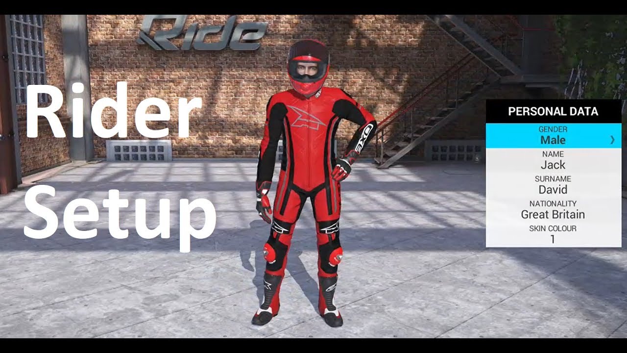 Ride 2 - Rider Setup - YouTube