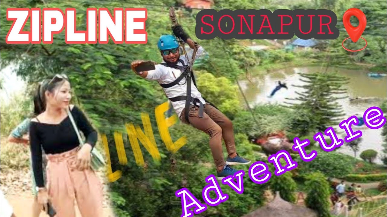 zipline in sonapur||Brahmaputra jungle resort|zipline adventure in ...