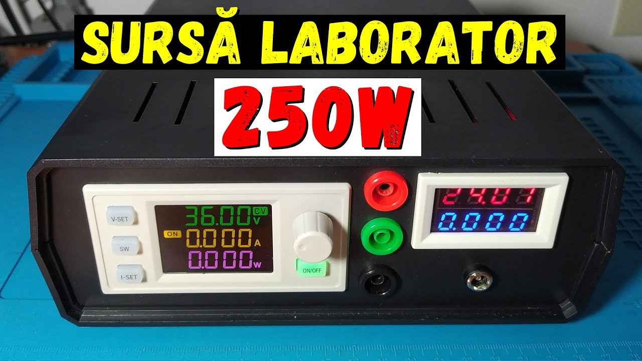 Facem o sursa de laborator DIY cu modulul SK120X si adaugarea unei ...