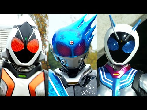 Kamen Rider Fourze - All Rider Henshin & Form 