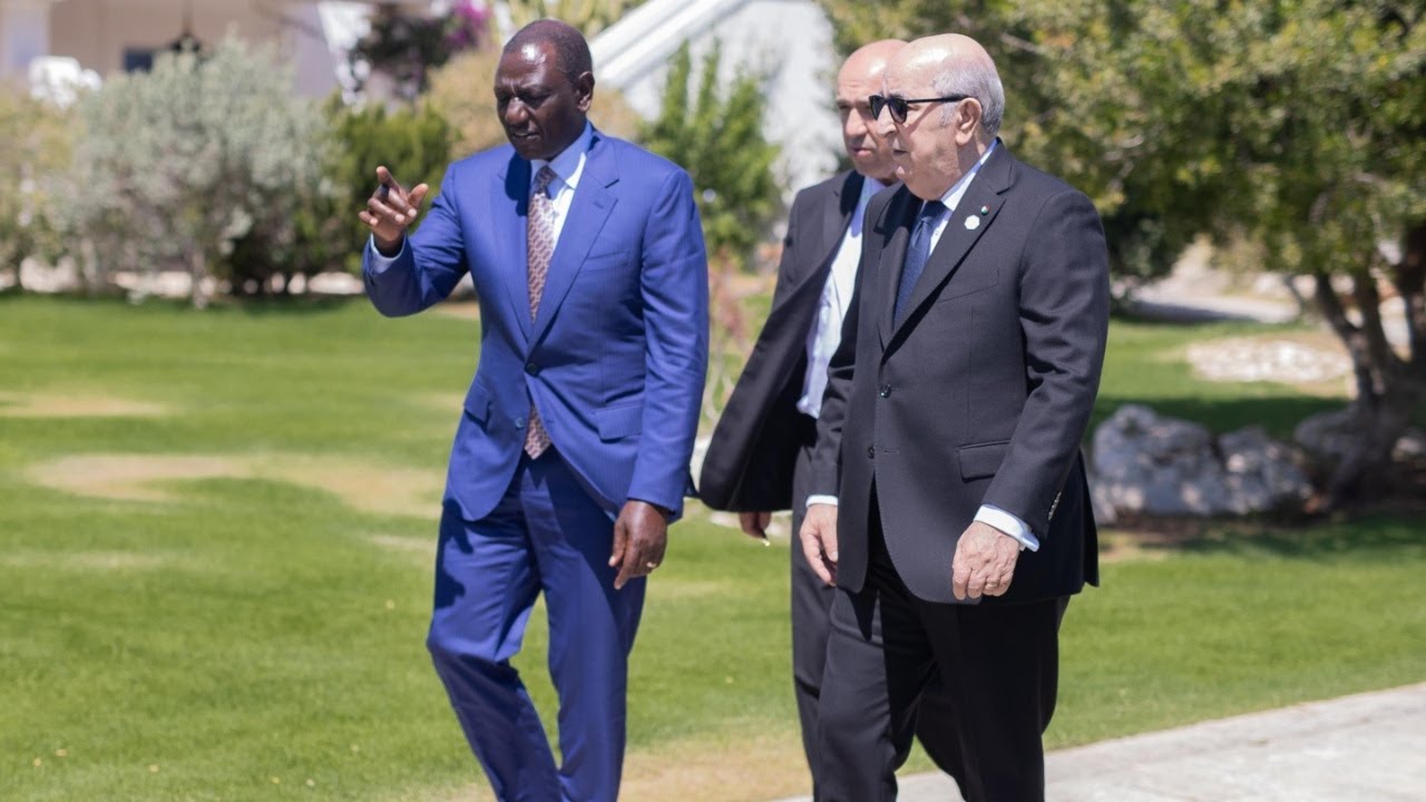 President Ruto in Italy! Holds talks with Algerian President ...