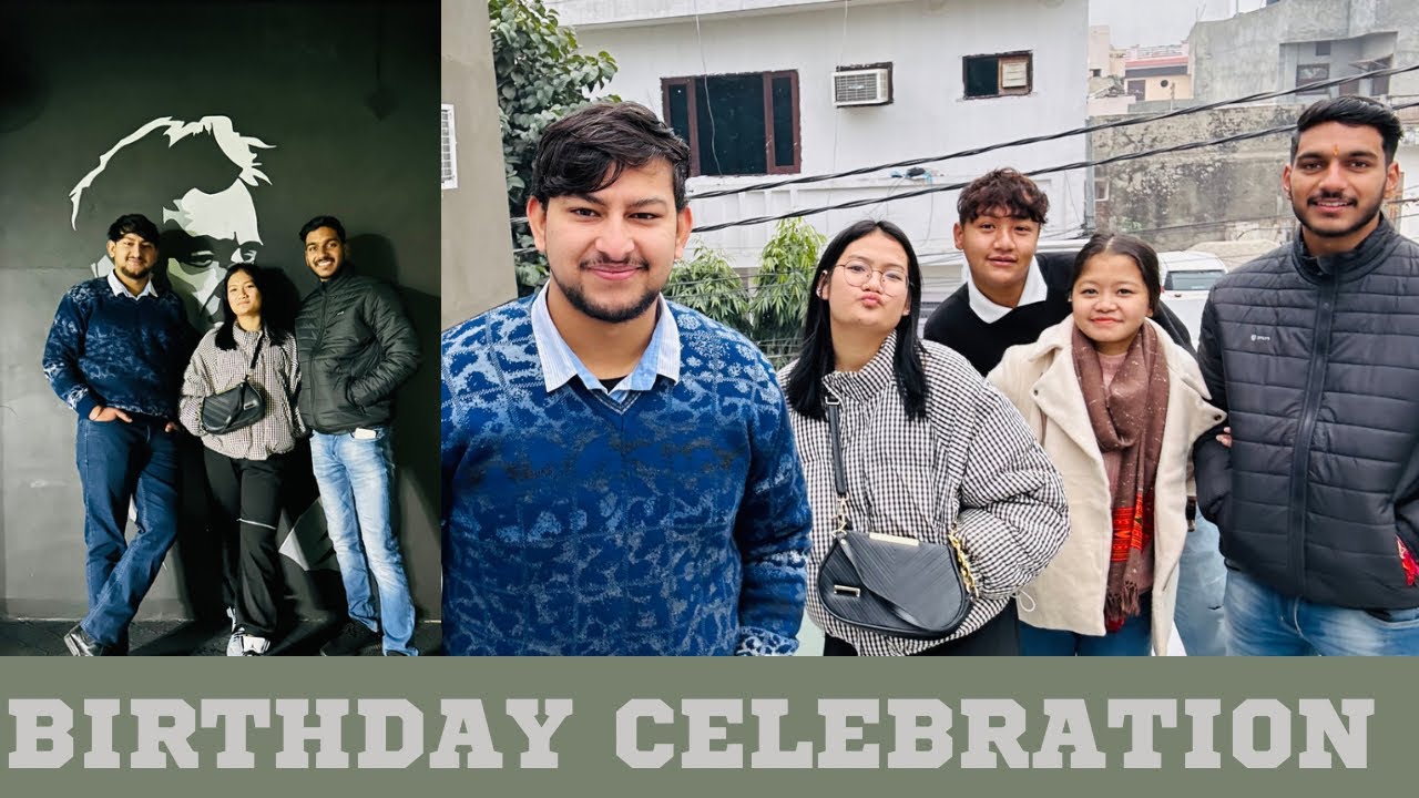 Birthday celebration ke liye gye ZANSKAR DOKSA || korean food pasand ...