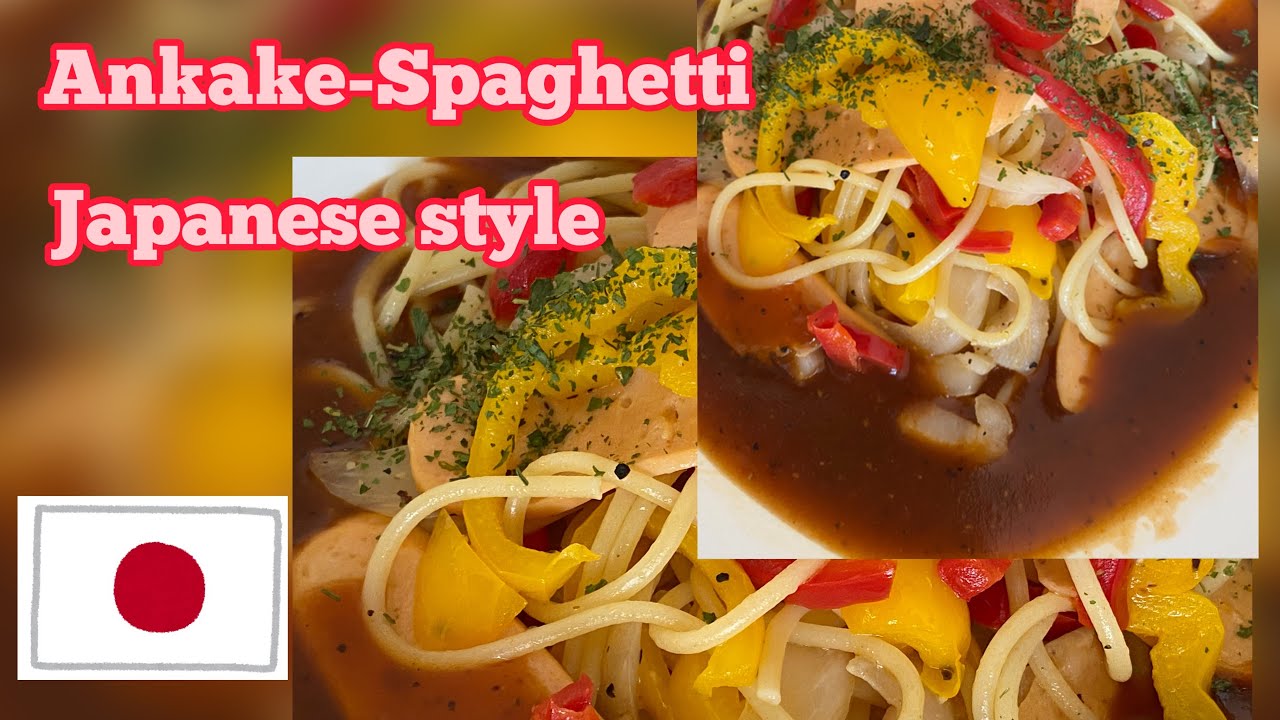 (33) ONE-PAN KITCHEN. “Ankake-Pasta”, my favorite food in Central Japan ...