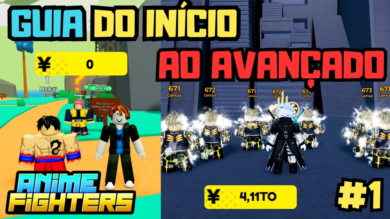 COMEÇANDO NO ANIME FIGHTERS DO INICIANTE AO AVANÇADO #1 - YouTube