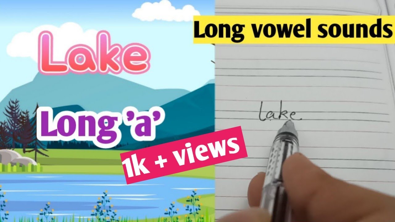 How to teach Long vowel sounds | Long vowel 'a' sounds | Lesson 1 # ...