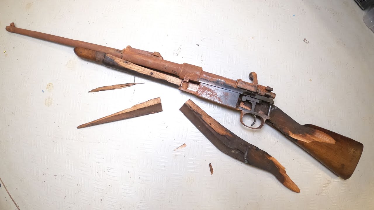 Restoration of German Kar98K WWII Rifle - YouTube