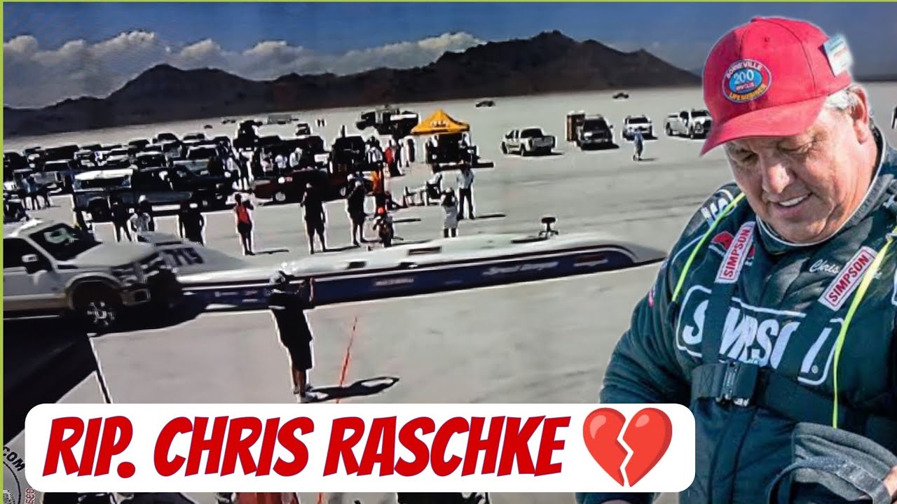 Chris Raschke Bonneville Crash || Land Speed Racer dies in Record ...