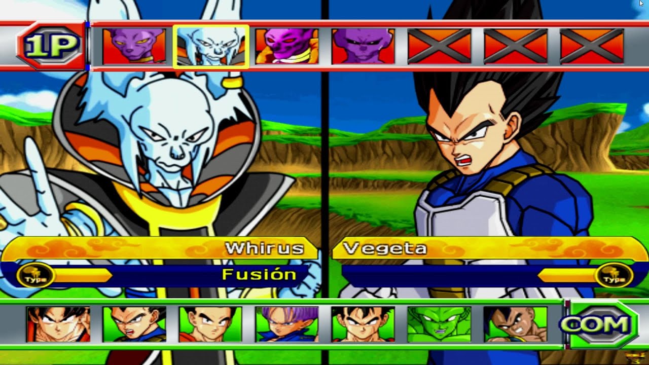 WHIRUS (FUSION BEERUS Y WHIS) TODOS SUS ATAQUES EN DBZBT3 LATINO ISO ...