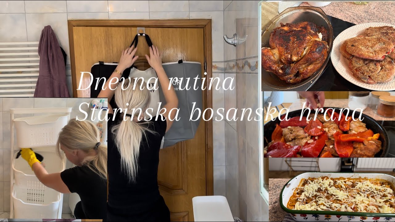 Dnevna rutina za uredan dom🍂Starinski bosanski recepti🍂Pohovane roga ...