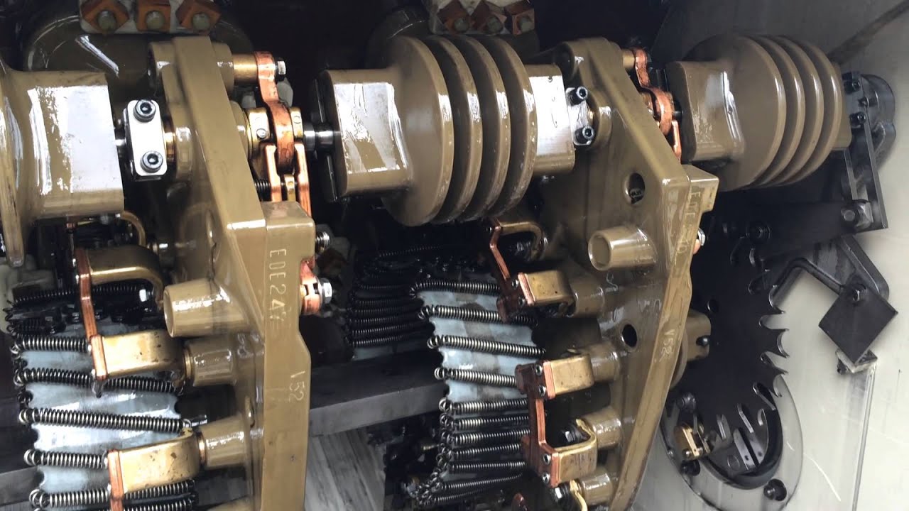 ABB Transformer On-Load Tap Changer maintenance Type UZFDN - 2 - YouTube