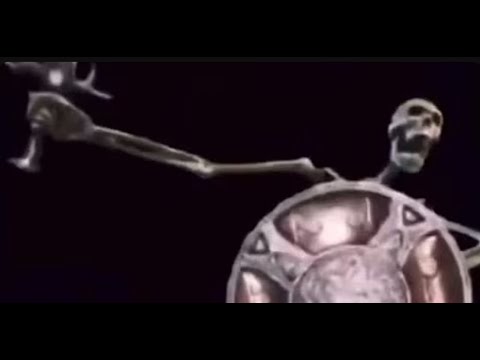 Skeleton Banging Shield Meme - for Meme Edits - YouTube
