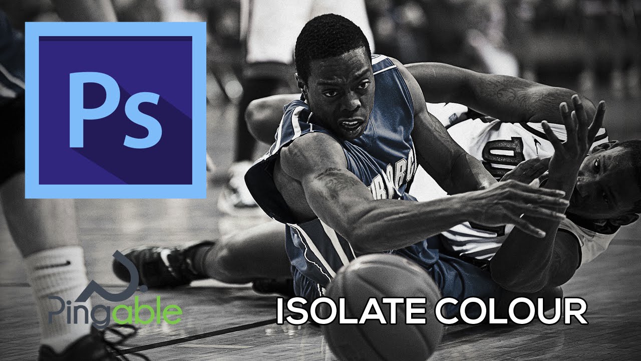 Photoshop Tutorial: Isolate a Colour for effect - YouTube