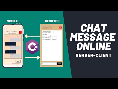 Chat Message Server Client C# TCP / IP + SOURCE CODE - YouTube