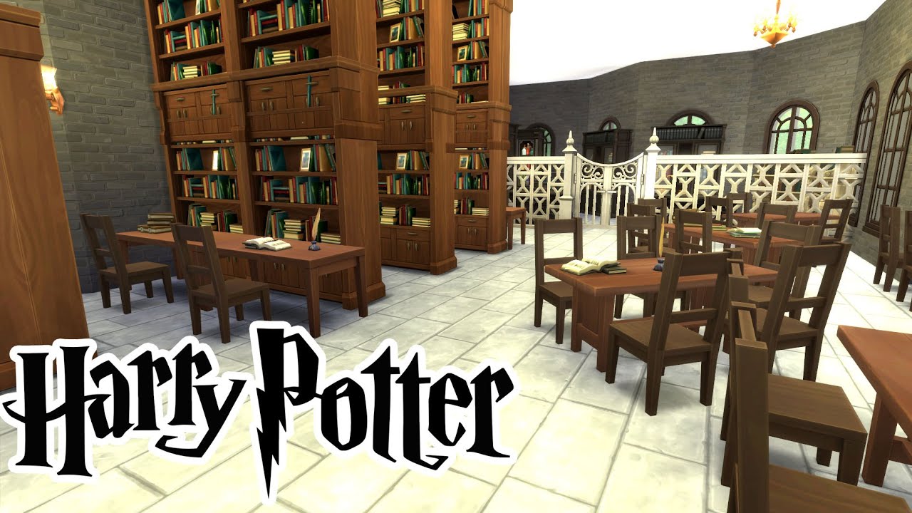 Hogwarts Library, Classrooms and Teachers Offices! (Building Hogwarts ...
