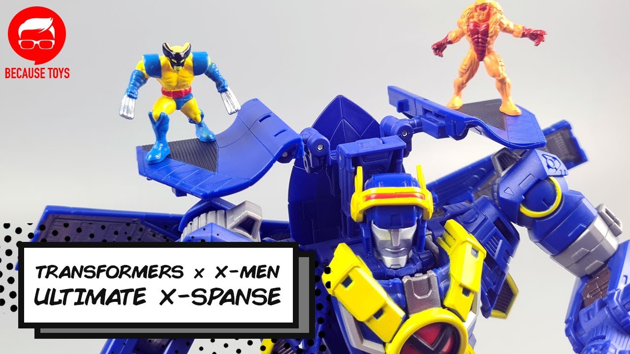 Transformers x X Men Ultimate X-Spanse Unbox + Transform! - YouTube