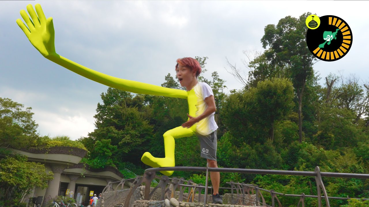 [Splatoon 3 CG Animation] Zipcaster Parkour In Real Life - YouTube