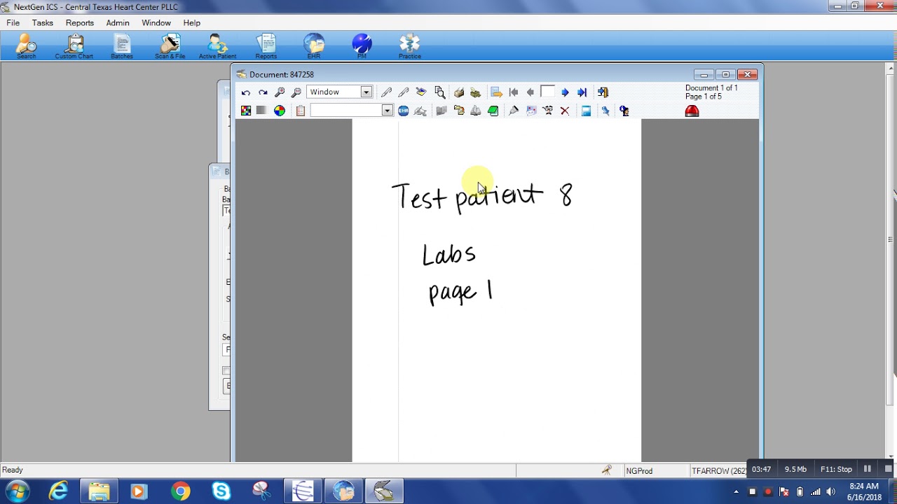 Filing documents into NextGen EMR - YouTube