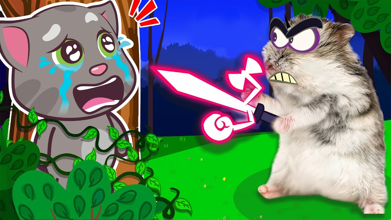 Talking Tom Was Captured By The Bad Guy Hamster - A Spectacular Escape ...