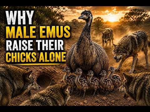 Why Male Emus Raise Their Chicks Alone