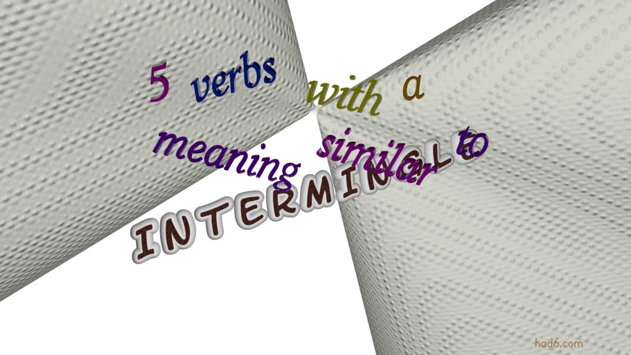 intermingle - 8 verbs synonym to intermingle (sentence examples) - YouTube