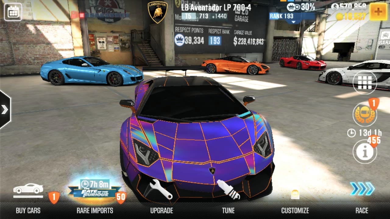 CSR 2 Lamborghini Aventador LP 700-4 Fastest Tune - YouTube