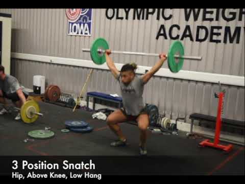 3 position snatch - YouTube