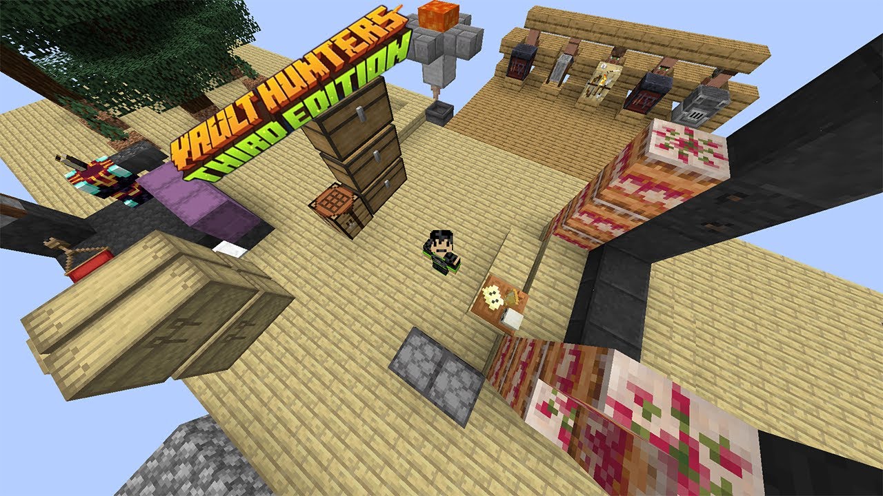 Bikin Farm Minecraft Sky Vault | Modpack Vault Hunter #4 - YouTube