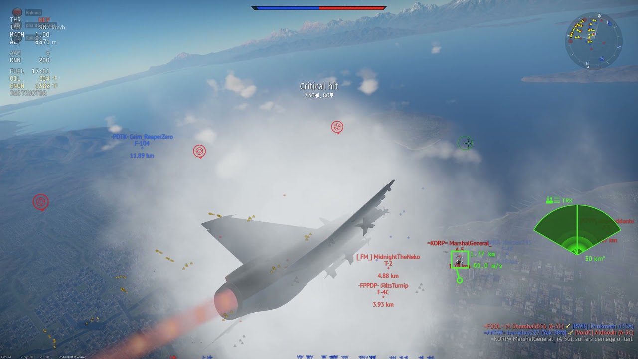 J35 RB24J Slaving to radar - YouTube