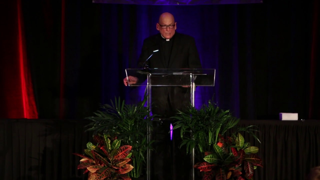 The Exemplary Service Award — Father Ray Ackerman, Oklahoma ’77 - YouTube
