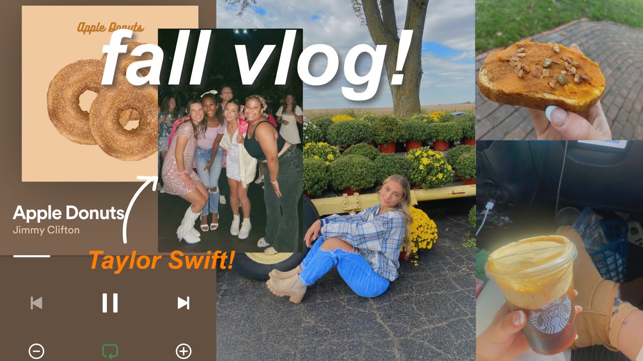 🍁cozy and productive fall day in the life! | rest day, school, work, taylor swift concert - YouTube