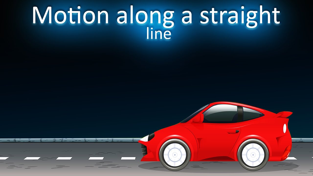 Motion along a straight line || 3D animated video || Class 9th & 11th ...