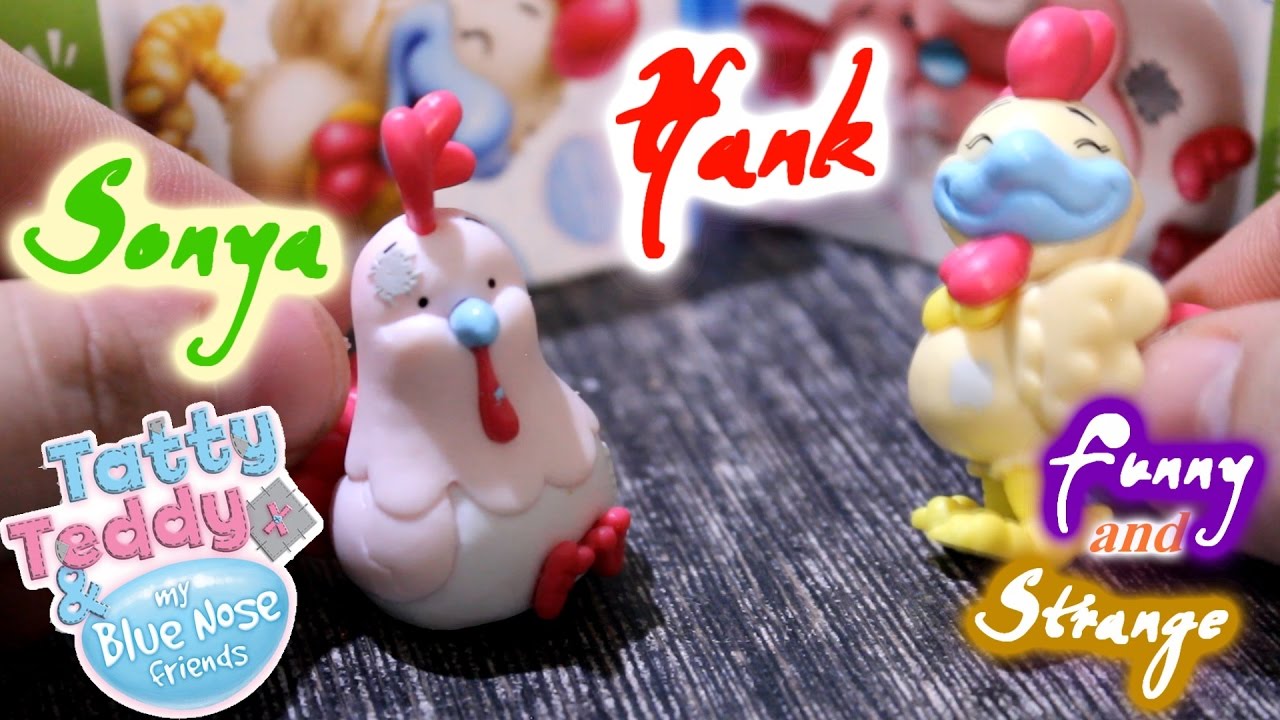 The toy chickens Sonya and Hank Tetty and Teddy Blue nose friends Sweet ...